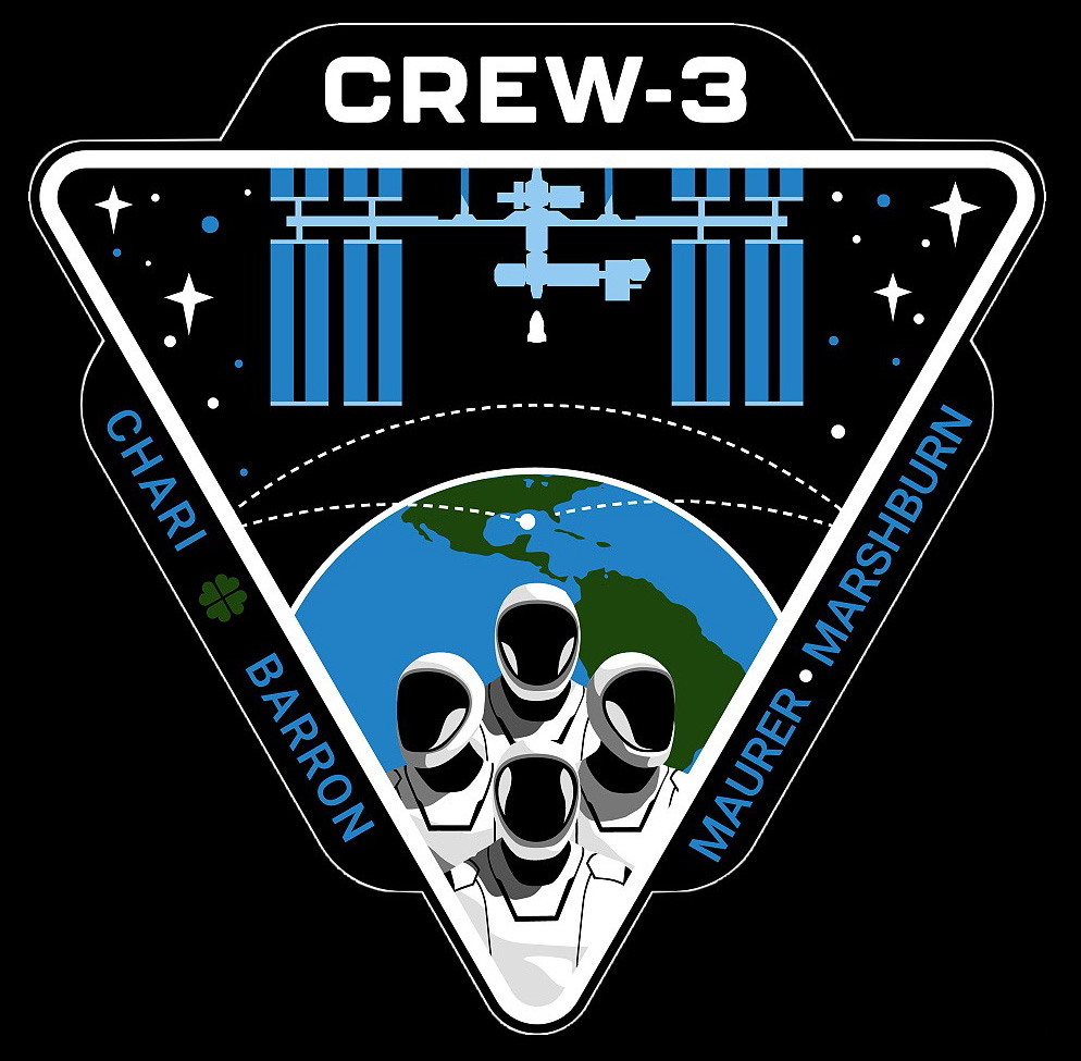 Les patchs de la mission Crew 3 – ISS NEWS